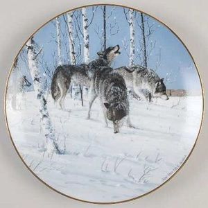 Princeton Gallery | Art | Wolf Plate Collection Picking Up The Trail ...